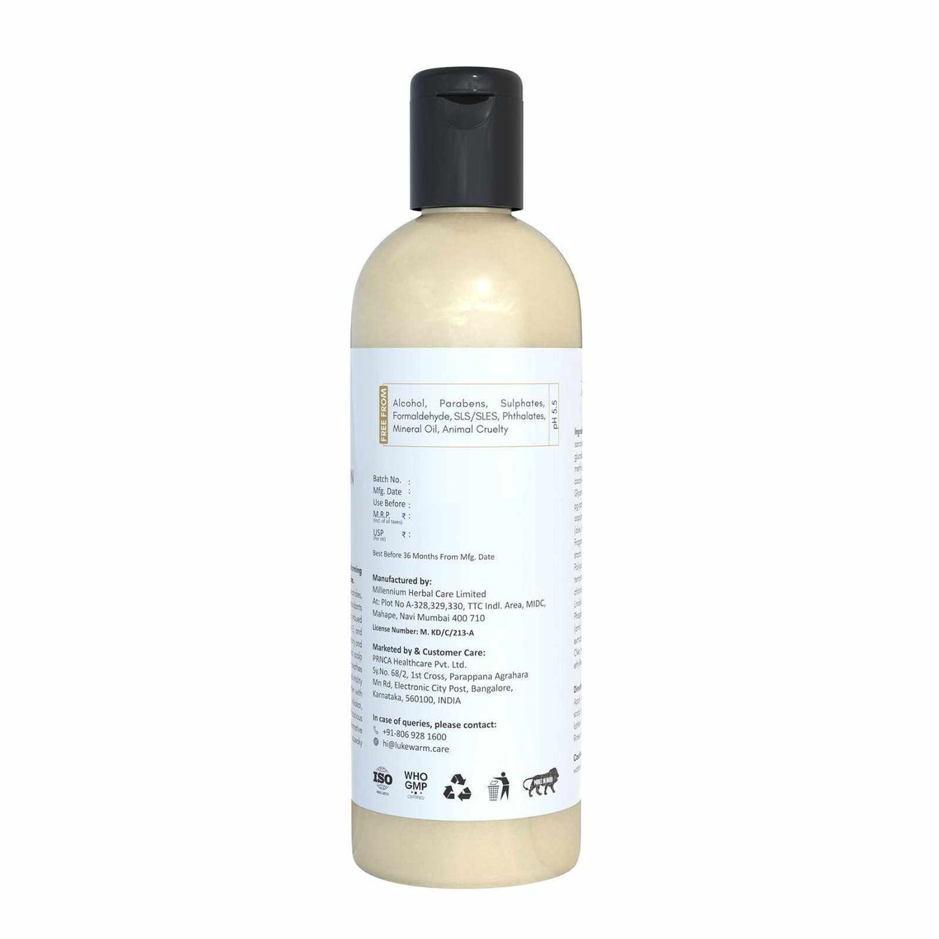 Buy Lukewarm Ceramide & Vitamin Daily Defence Shampoo, 200ml : Lukewarm ...